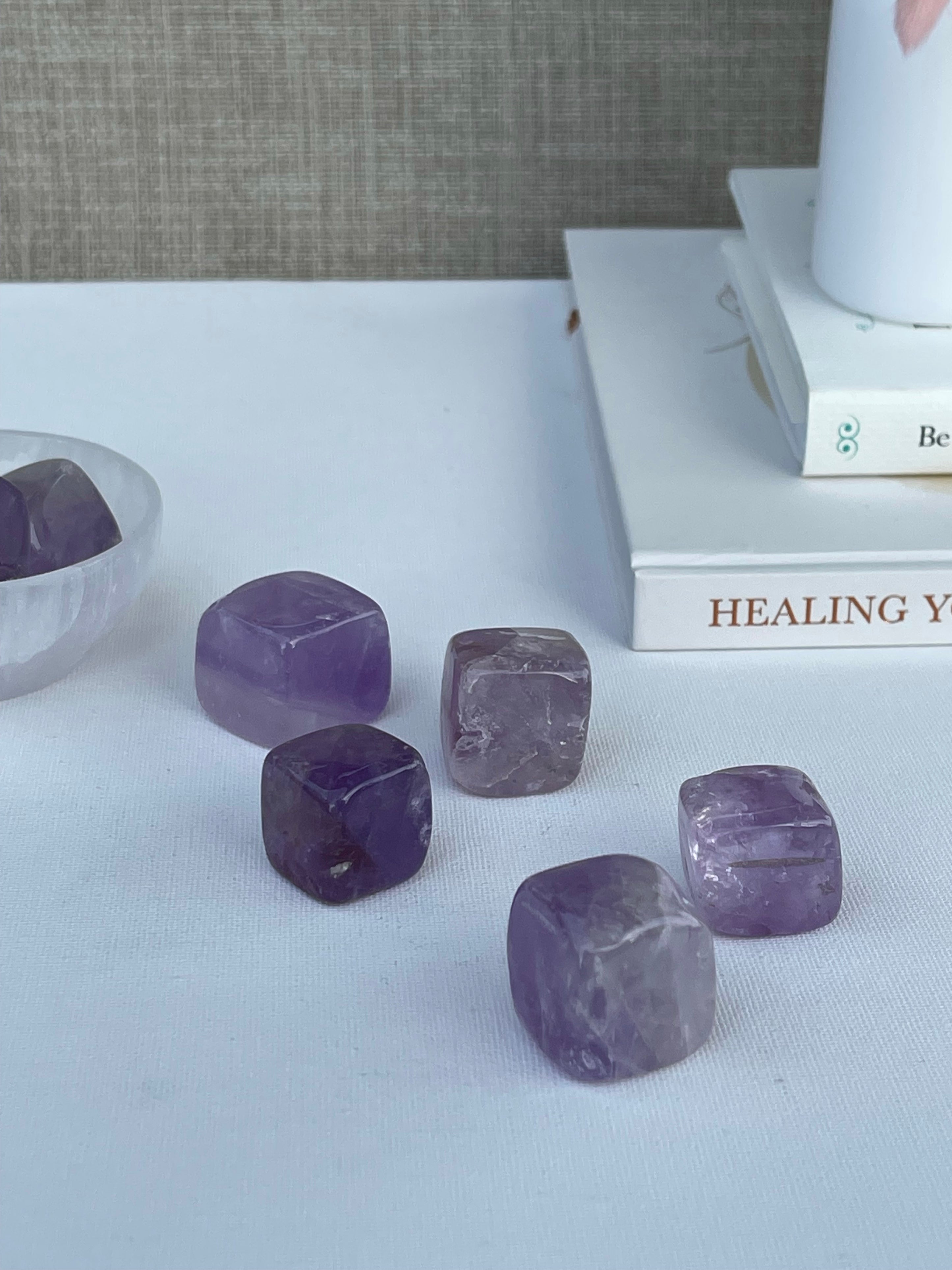 Amethyst Cubes || Balance – Stone & Smudge